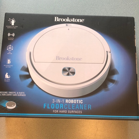 Brookstone | Other | New Brookstone 3in Robotic Floorcleaner | Poshmark